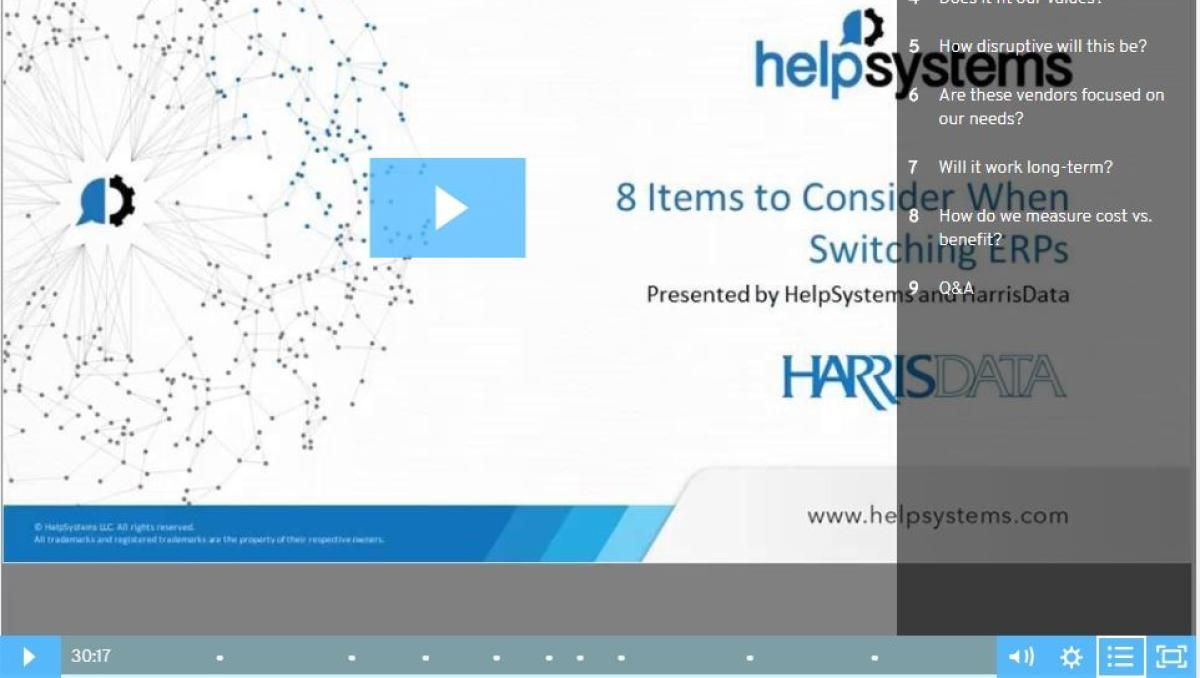 8 Items to Consider When Switching ERPs | Fortra
