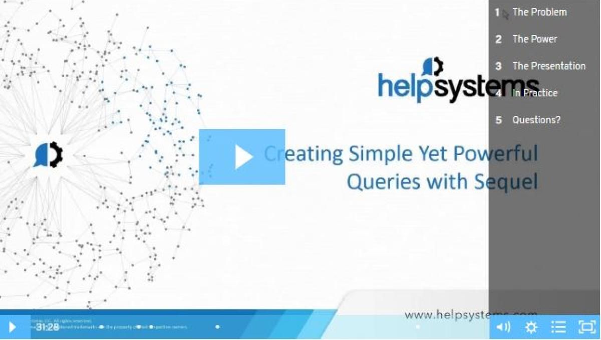 Creating Simple Yet Powerful Queries with Sequel | Video